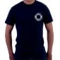 102 MALTESE CROSS FDNY-KEEP BACK 200 FEET ON BACK T-SHIRT