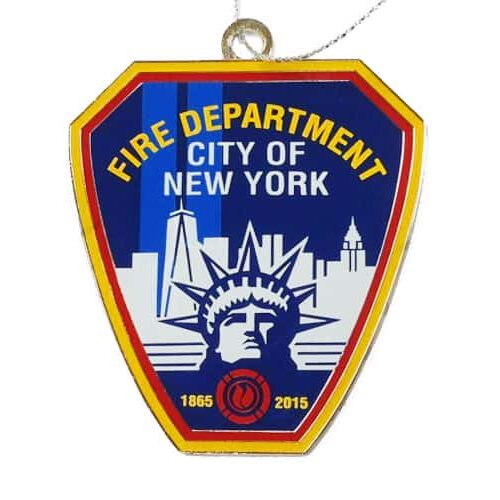 FDNY 150TH ANNIVERSARY LOGO ORNAMENT – SPECIAL EDITION – FDNY Shop