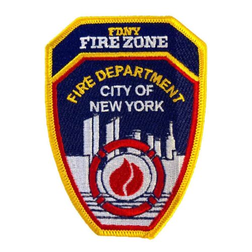 Official FDNY Fire Zone Patch - FDNY Shop