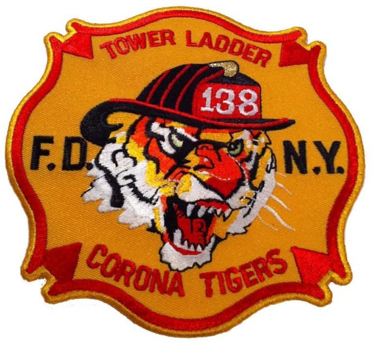 TOWER LADDER 138 CORONA TIGER PATCH - FDNY Shop