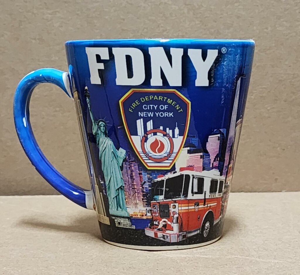 Java Cup FDNY Blue Mug