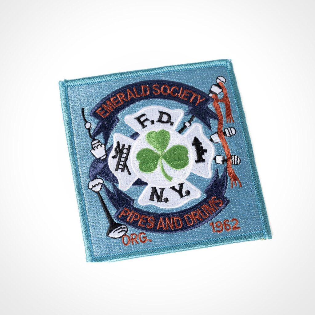 FDNY Emerald Society Bagpipes Patch - FDNY Shop