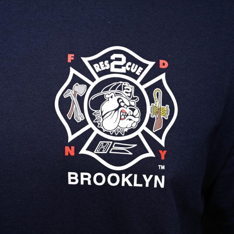 FDNY Rescue 2 House T-Shirt (Navy) - FDNY Shop