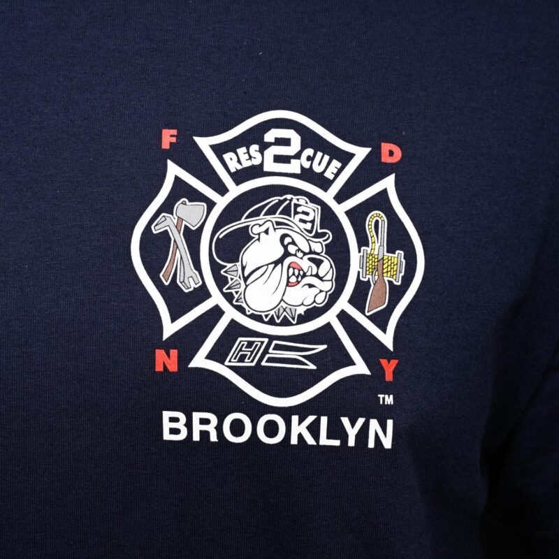 FDNY Rescue 2 House T-Shirt (Navy) - FDNY Shop