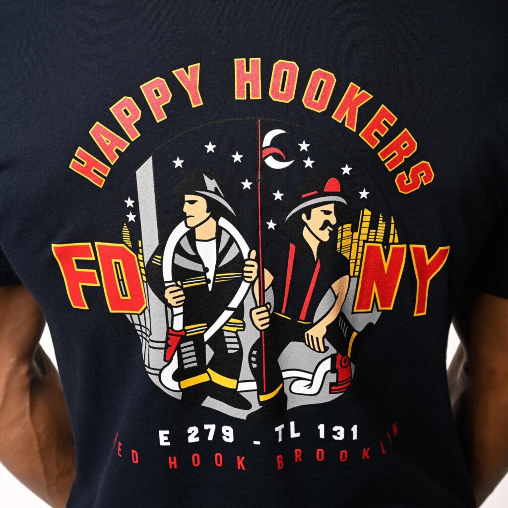 Red Hook “Happy Hookers” T-Shirt (E279-TL131) - FDNY Shop