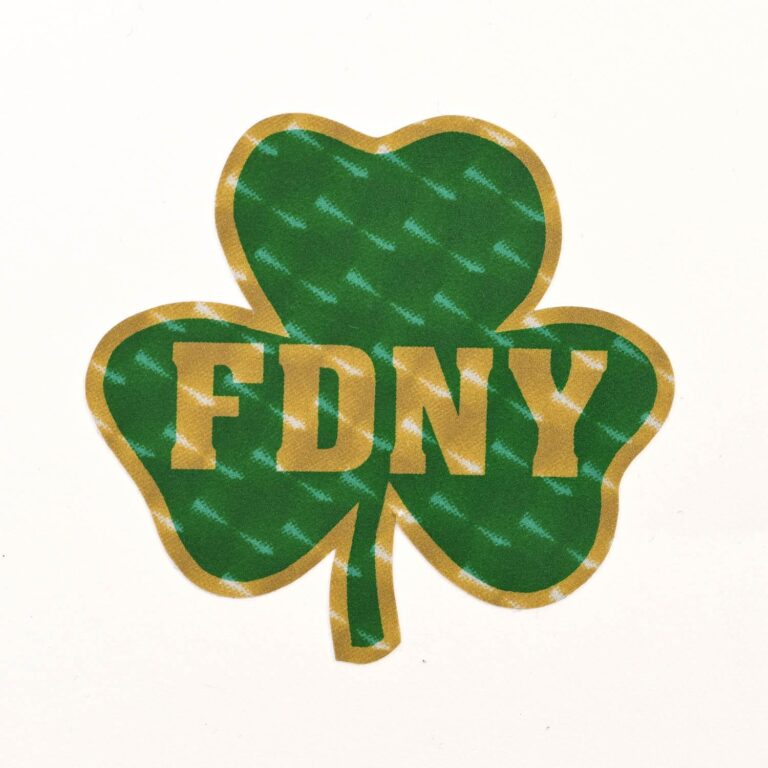 FDNY 2" Shamrock Helmet Decal - FDNY Shop